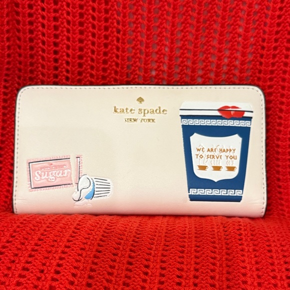 kate spade | Bags | Kate Spade Coffee Break Slim Wallet Nwot | Poshmark